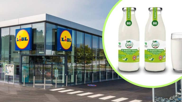 Noutate la supermarketurile Lidl: Laptele bio va fi vândut în sticle ...